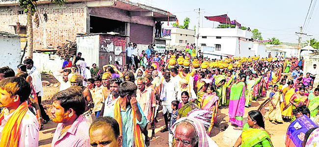 ఘనంగా బీరప్ప బోనాలు | Glorious Birappa bonas-NGTS-Telangana