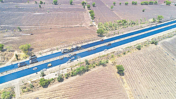 105 గంటలు.. 75 కిలోమీటర్లు.. | Construction of NH53 road into Guinness ...