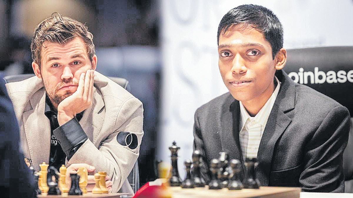 కార్ల్‌సన్‌కు మళ్లీ ఝలకిచ్చాడు | Pragnananda-NGTS-Sports