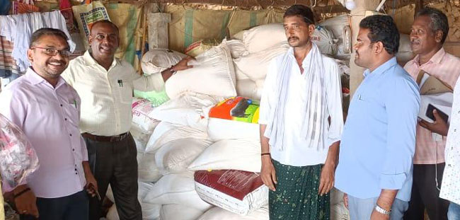 రేషన్‌ బియ్యం పట్టివేత | Ration rice harvesting-MRGS-AndhraPradesh
