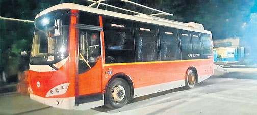 అలిపిరి చేరిన విద్యుత్‌ బస్సు | Electric bus to Alipiri-NGTS-AndhraPradesh