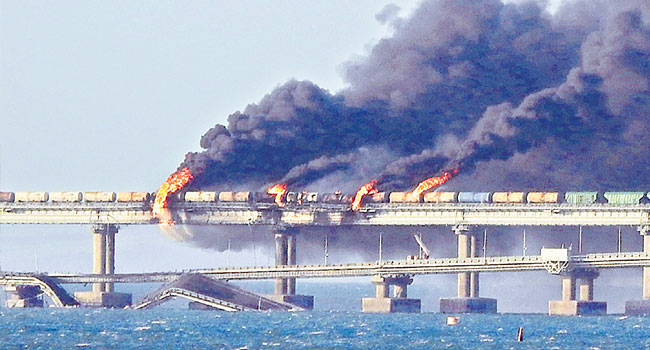 క్రిమియా వంతెన పేల్చివేత | Crimea bridge bombing-NGTS-National
