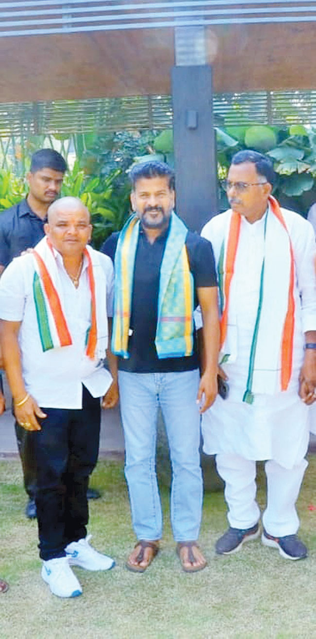 రేవంత్‌రెడ్డిని కలిసిన మల్లేష్‌ యాదవ్‌ | Mallesh Yadav met Revanth Reddy