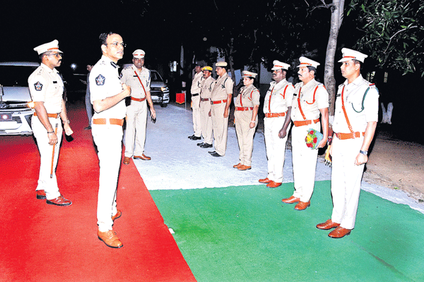 జిల్లా పోలీసు శిక్షణ కేంద్రం తనిఖీ | Inspection of District Police ...