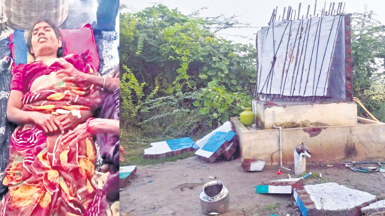 ట్యాంకు గోడకూలి మహిళ మృతి | Woman dies after tank wall collapses ట్యాంకు గోడకూలి మహిళ మృతి | Woman dies after tank wall collapses