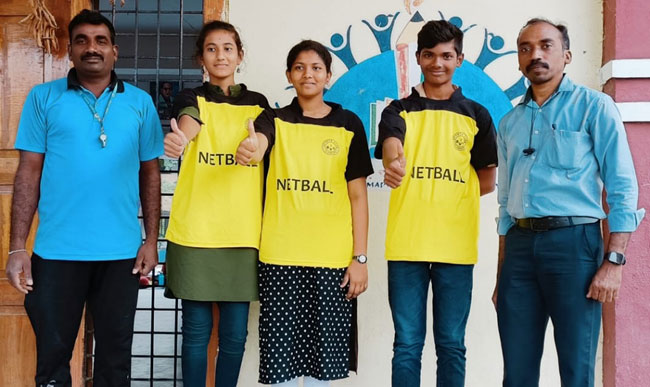 జాతీయస్థాయి నెట్‌బాల్‌ పోటీలకు ఎంపికైన విద్యార్థులు | Students selected ...