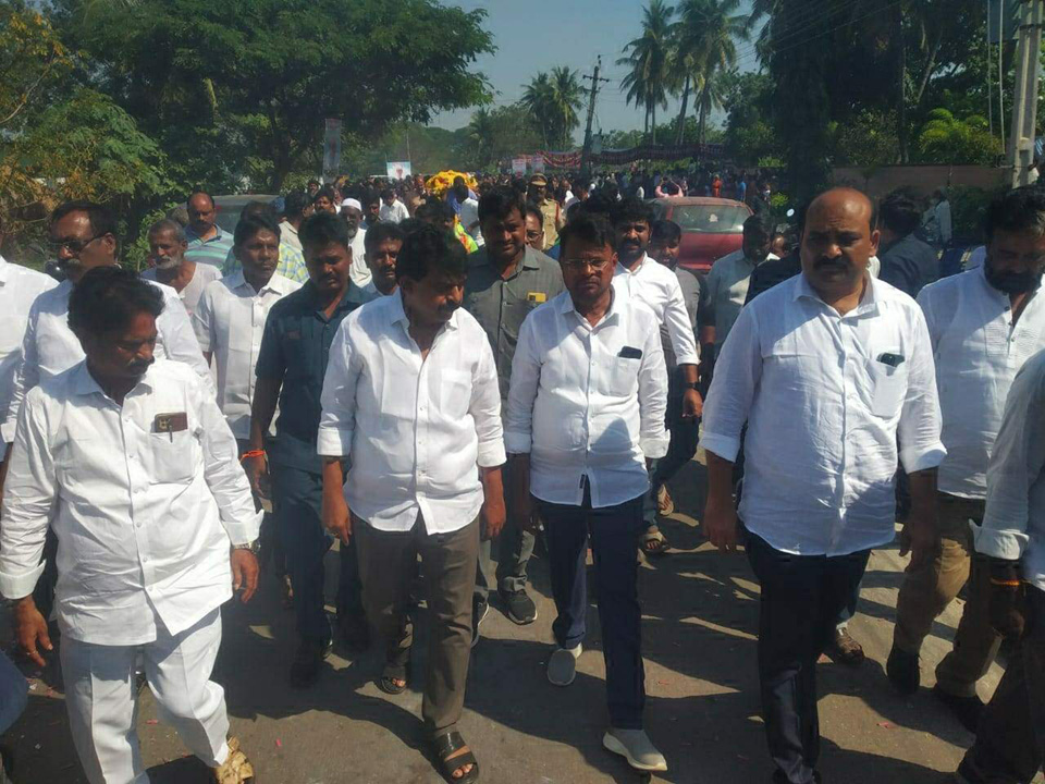 ప్రభుత్వ లాంఛనాలతో కేపీ రెడ్డయ్య అంత్యక్రియలు | KP Reddaiah's last ...