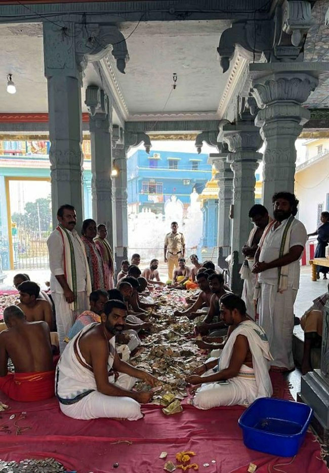 కోన ఆలయాల హుండీల లెక్కింపు | penchalakona hondy counting