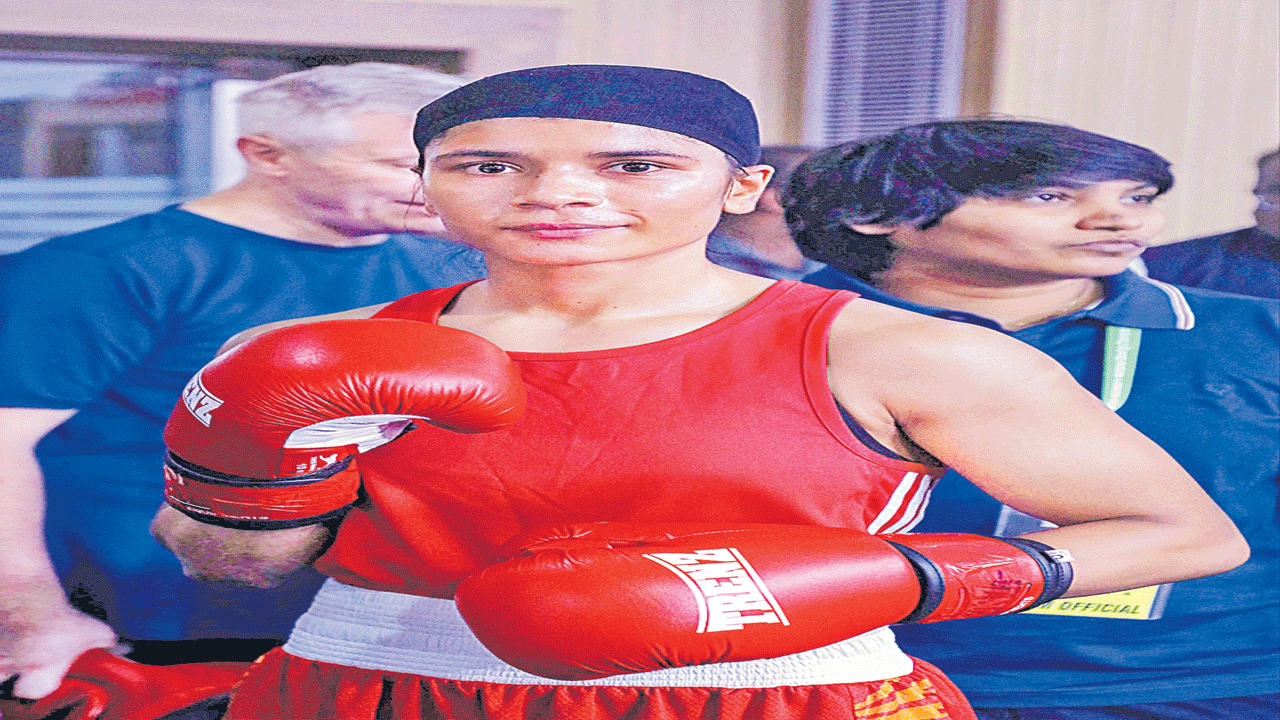 Boxer Nikhat Zareen : నిఖత్‌ శుభారంభం | Nice start