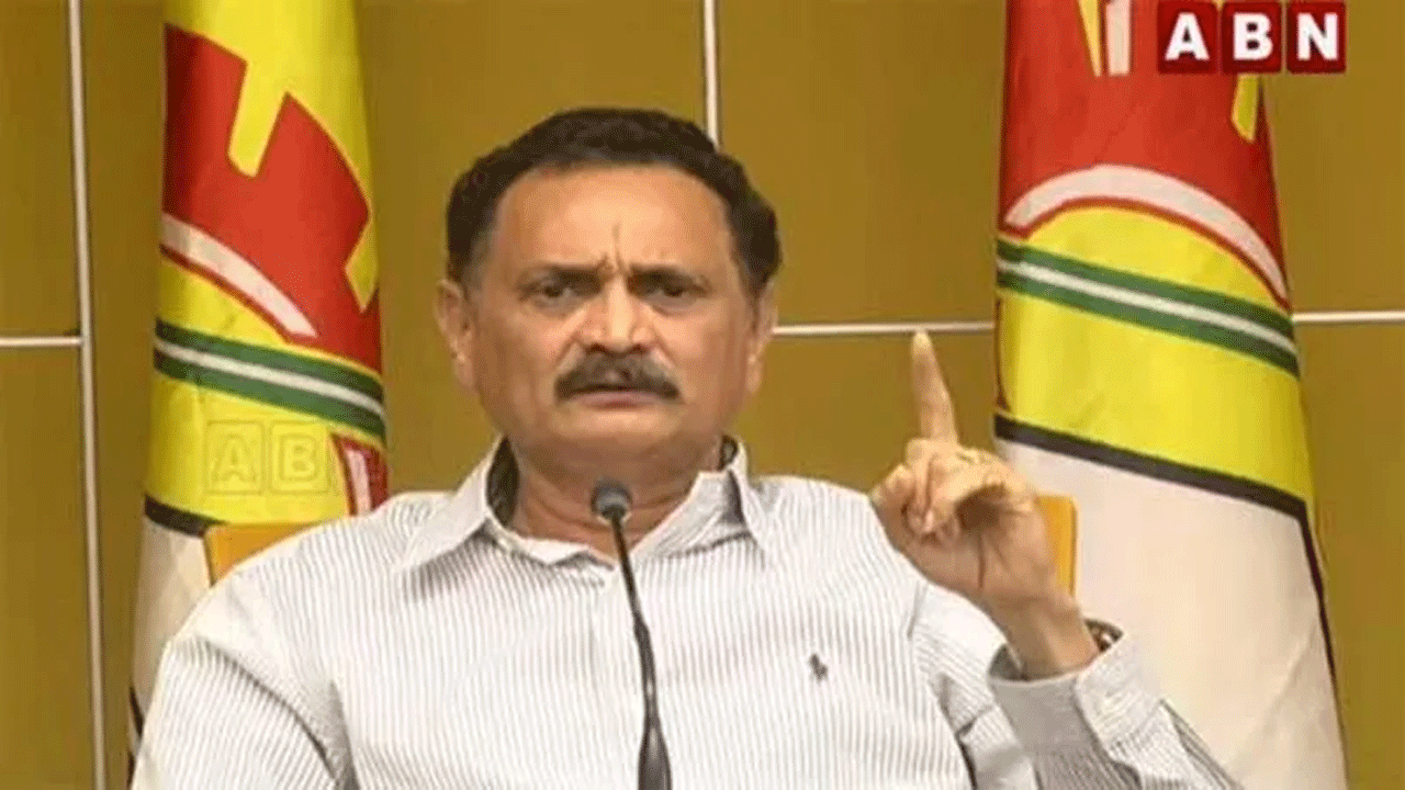 Bandaru: భూకబ్జాదారులను జైలుకు పంపుతాం | Bandaru Satyanarayanamurthy is ...