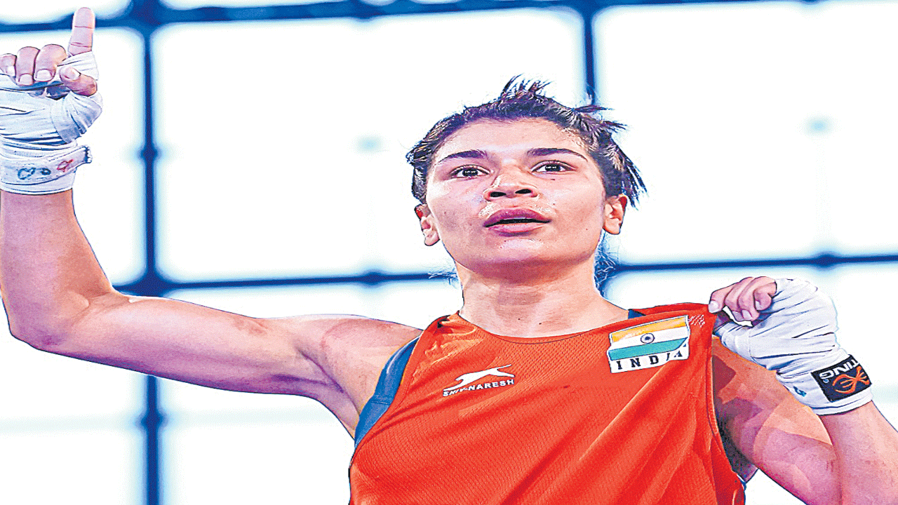 క్వార్టర్స్‌లో నిఖత్‌ | Nikhat in quarters