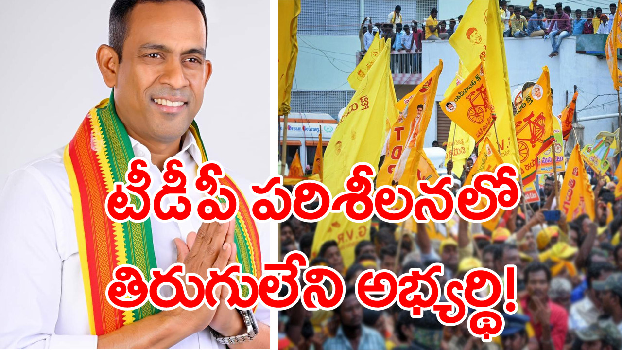 TDP: చింతలపూడికి టీడీపీ అధిష్టానం పరిశీలనలో దానం అనిల్ | TDP high ...
