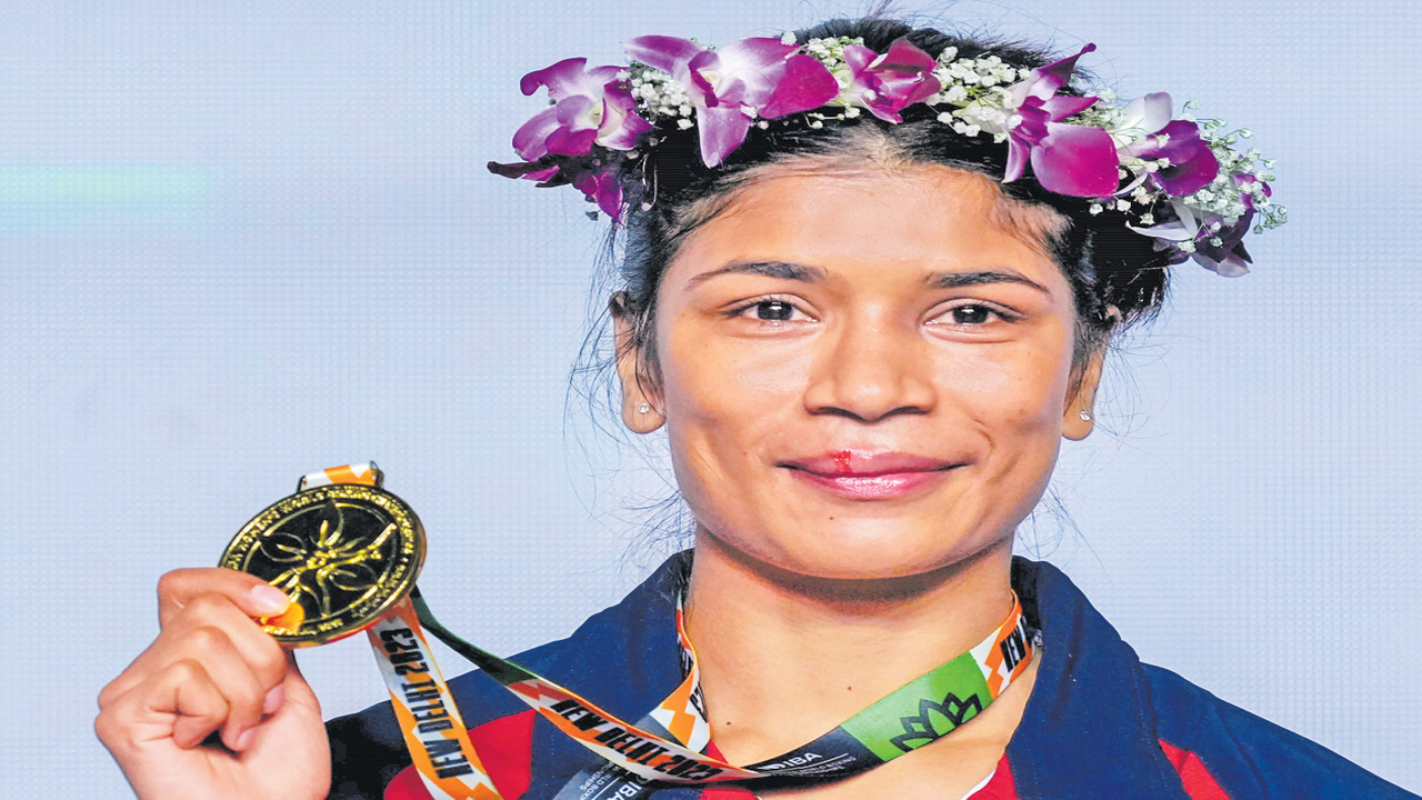 Nikhat Zareen: గోల్డెన్‌ నిఖత్‌ | Golden Nikhat