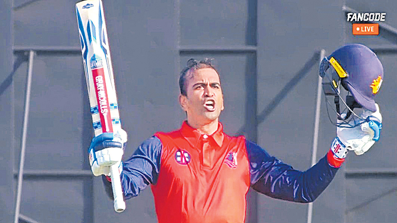 Anil Teja : తెలుగోడు..శతక్కొట్టాడు | Anil Teja (110 not out in 96 balls)