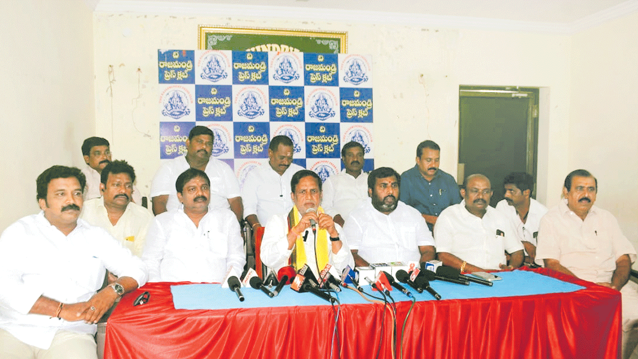 ‘మహానాడుపై అక్కసుతోనే అరెస్టులు’ | tdp mlc duvvarapu ramarao press meet