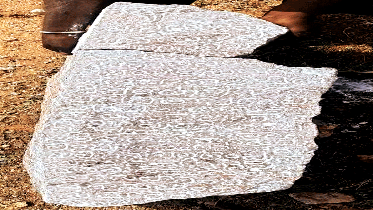 రాయల నాటి శిలాఫలకం లభ్యం | A stele of Raya is available