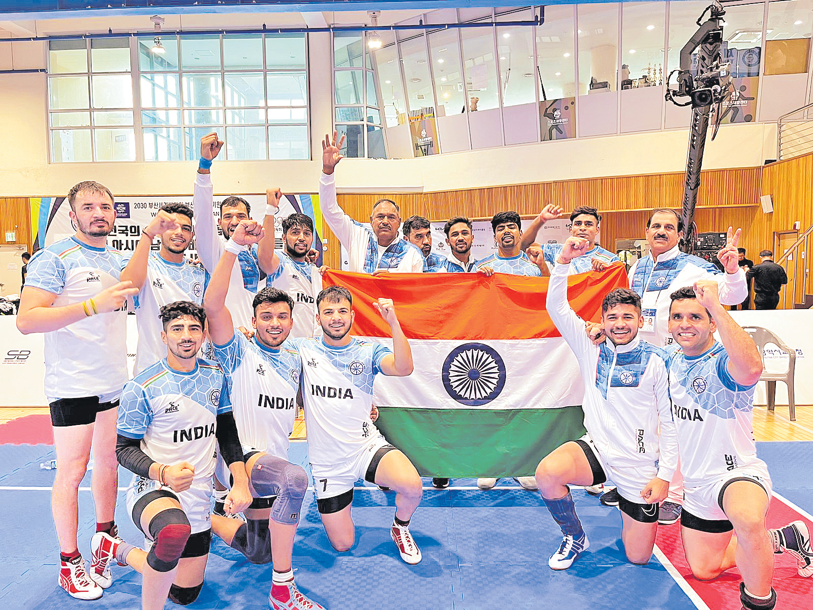 భారత..ఎనిమిదోస్సారి | clinched the Asian Men's Kabaddi Trophy