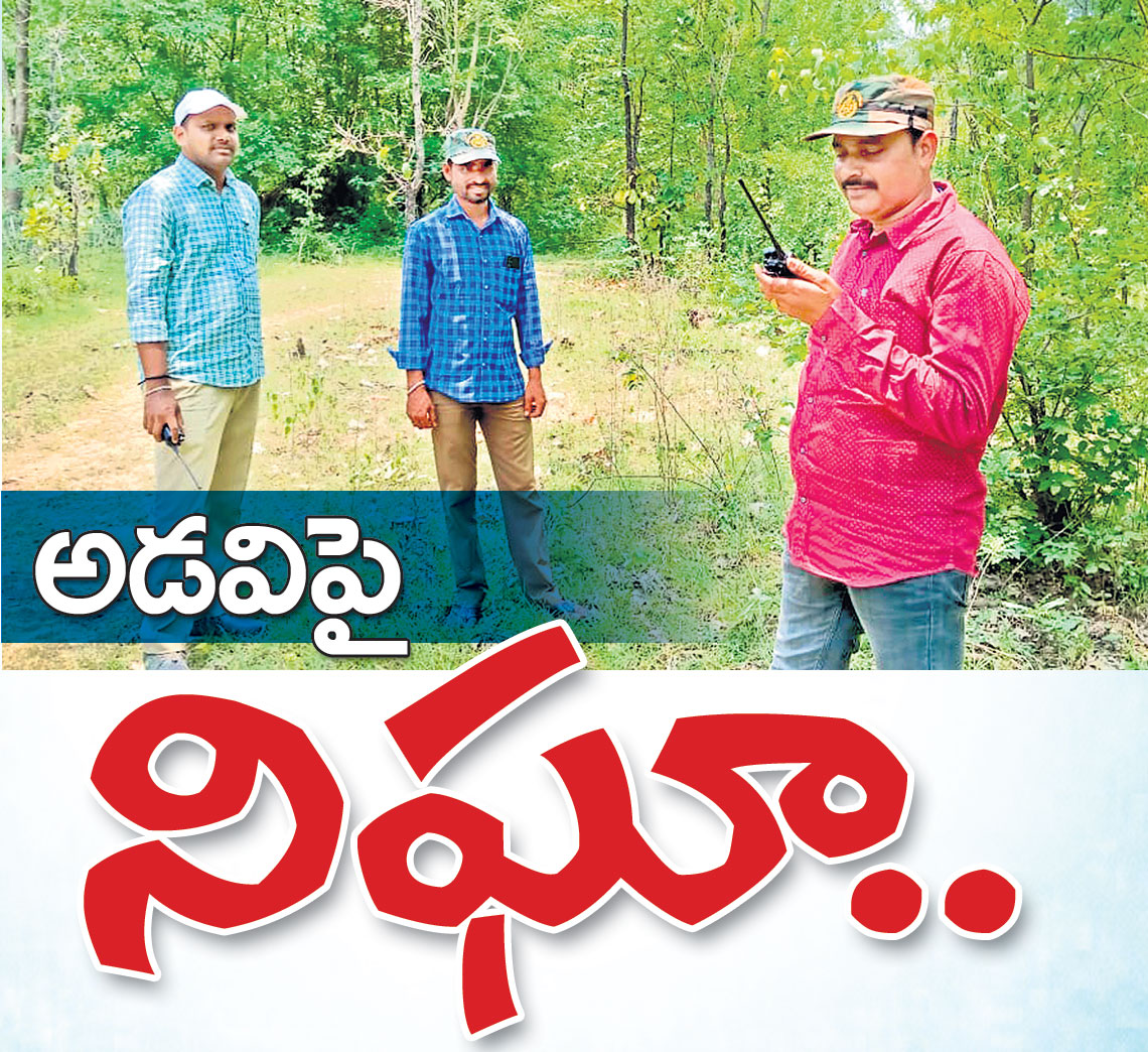 అడవిపై నిఘా.. | Aḍavipai nigha..