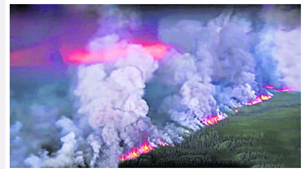Canada: కెనడాలో మహా కార్చిచ్చు! | fire in Canada