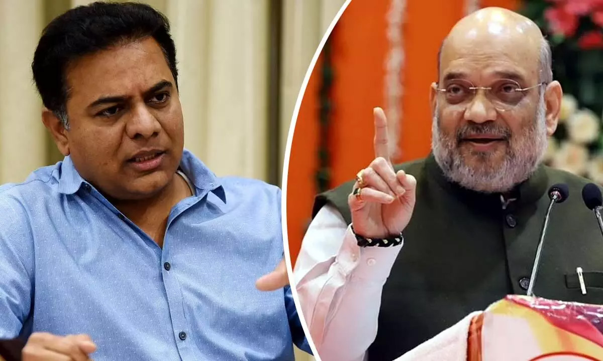 అమిత షాతో కేటీఆర్‌ భేటీ రద్దు | KTR's meeting with Amita Shah was cancelled