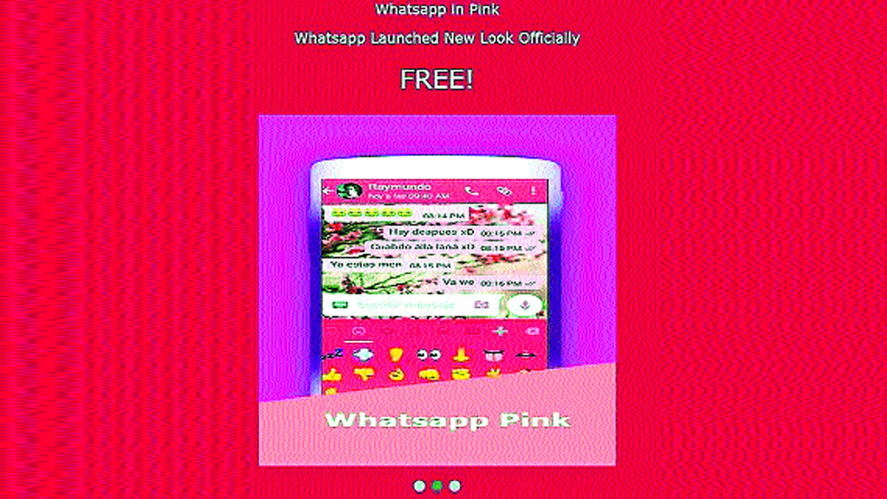 Whatsapp Pink App: వాట్సాప్‌ పింక్‌ యాప్‌పై అప్రమత్తంగా ఉండాలి ...