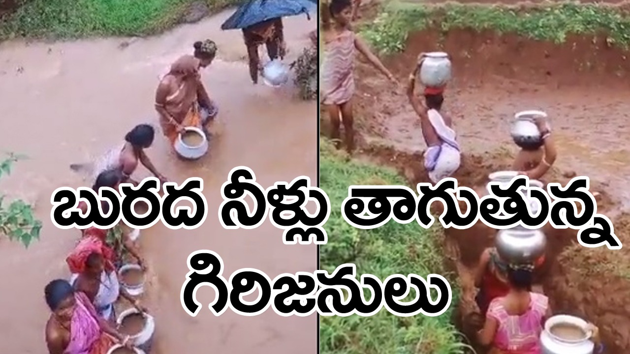 Drinking Water: ఏపీలో దారుణ పరిస్థితి.. బురద నీరే వాళ్లకు తాగునీరు ...