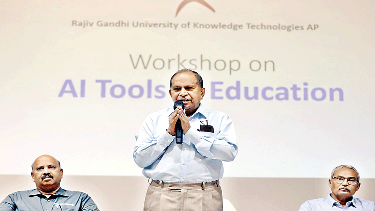 ఆర్టిఫిషియల్‌ ఇంటెలిజెన్స్‌పై ప్రపంచ భవిష్యత్‌ | rjukt chancellor kc reddy