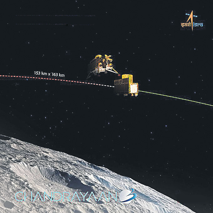 Vikram Lander: జాబిల్లికి చేరువగా విక్రమ్‌ ల్యాండర్‌ | Near Jabilli ...