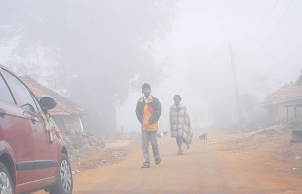 జి.మాడుగులలో 9.7 డిగ్రీలు | 9.7 degrees in G. madugula