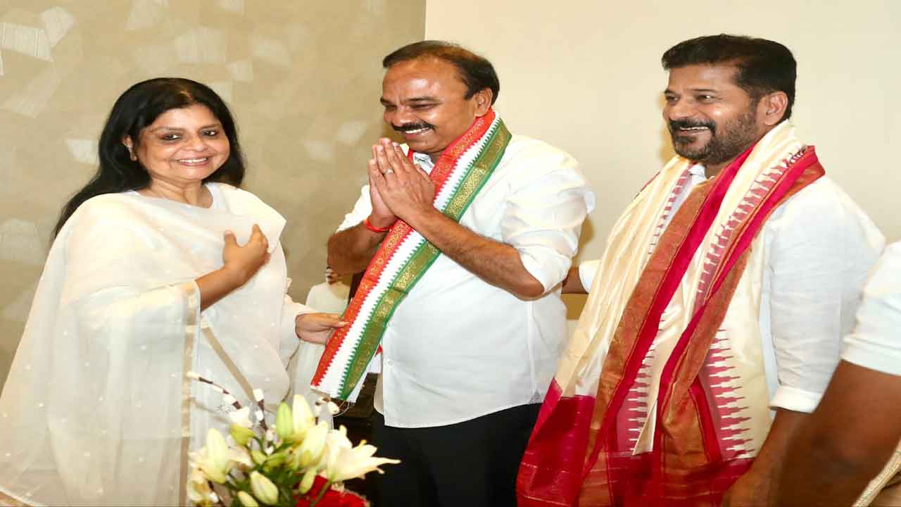 కాంగ్రెస్‌లో చేరిన దానం, రంజిత్‌రెడ్డి | Danam, Ranjith Reddy joined ...