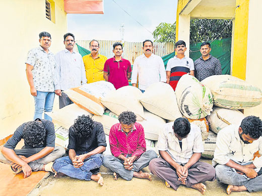 420 కిలోల గంజాయి స్వాధీనం | 420 kg of ganja seized