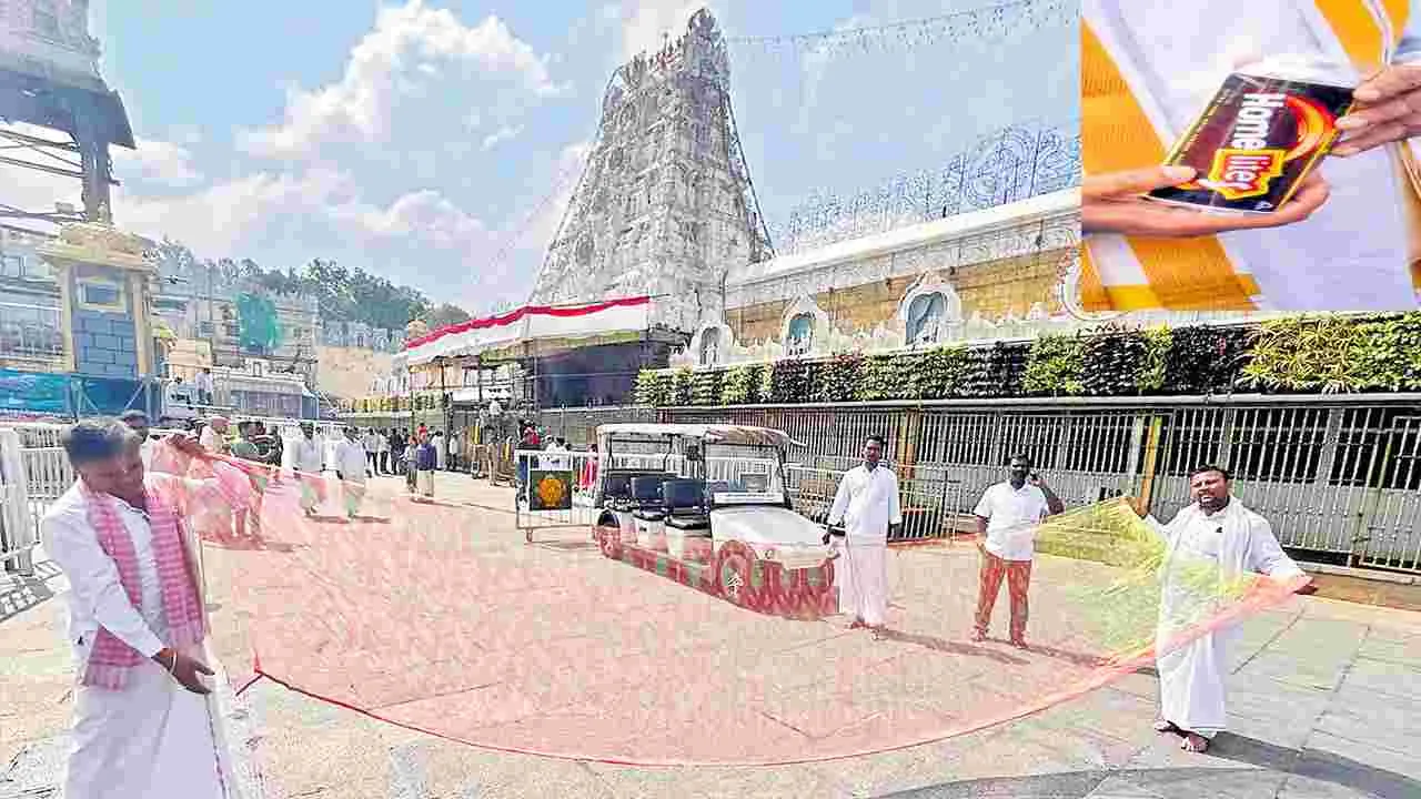 Tirumala : అగ్గిపెట్టెలో.. ఐదున్నరడుగుల చీర | Chennetha Artisan Crafts ...