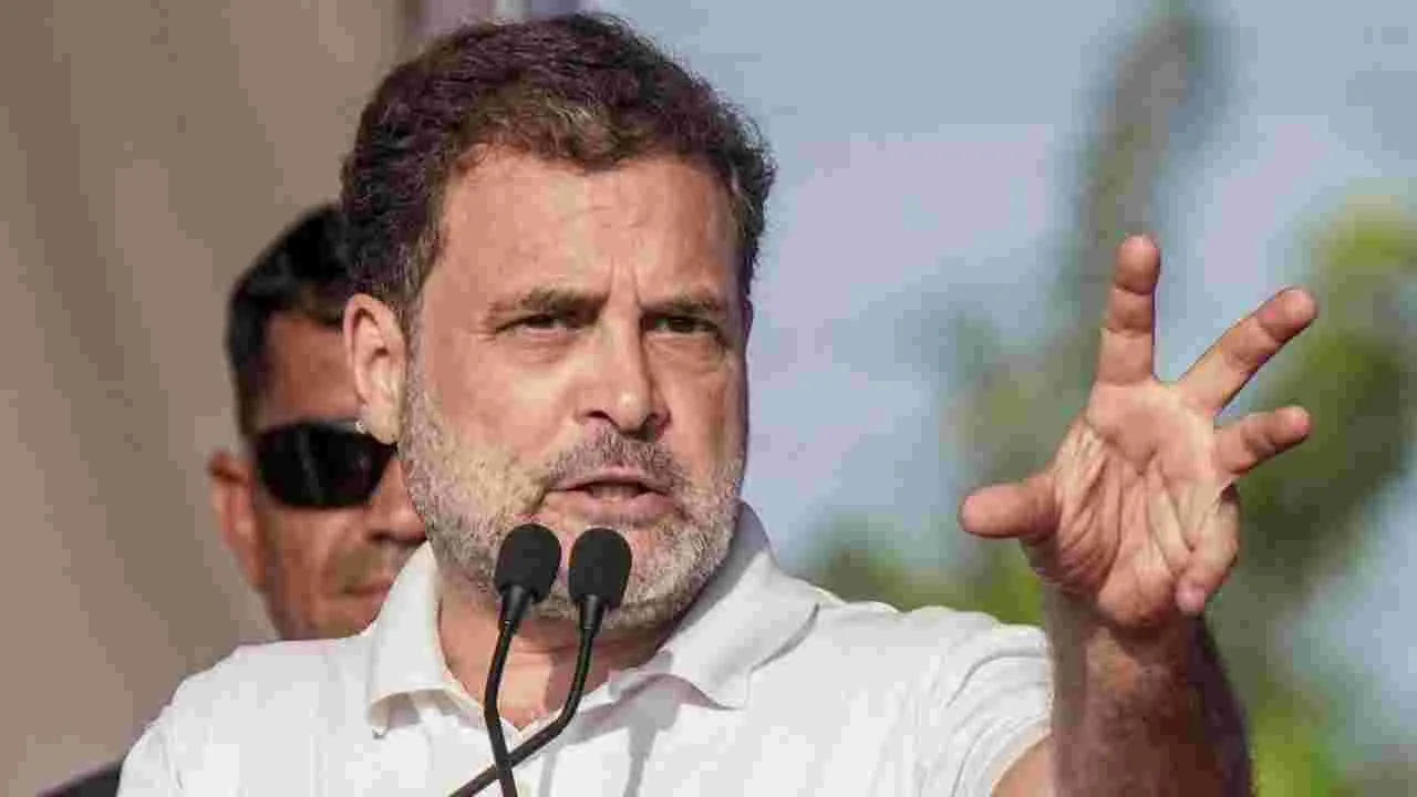 ప్రజాగ్రహాన్ని అణిచివేసేందుకు ఎమర్జెన్సీ | rahul gandhi warns emergency ...