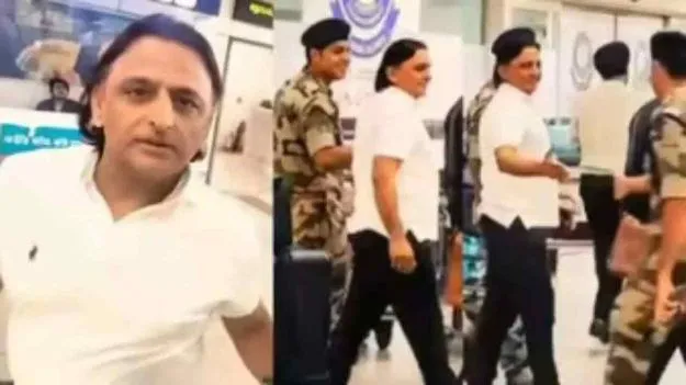 కొత్త లుక్‌లో అఖిలేష్ యాదవ్.. వీడియో వైరల్ | Akhilesh Yadav New Look in ...